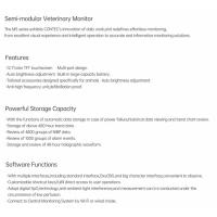 China 12-inch Touch Veterinary Ultrasound Scanner with 2000mAh Battery for Dog Pregnancy Examination and Animal Monitoring for sale