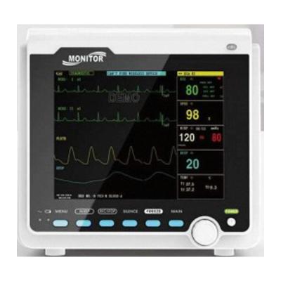 China VET Multi-Parameter Veterinary Patient Monitor with 5-Lead ECG, 0-150rpm Respiration, and 0-99mmHg EtCO2 for Pet Care for sale