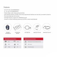 China VET Multi-Parameter Veterinary Patient Monitor with 5-Lead ECG, 0-150rpm Respiration, and 0-99mmHg EtCO2 for Pet Care for sale