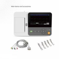 China 12-Lead ECG Machine with 8-Channel Analysis, 32k Hz Sampling Rate for Medical and Veterinary Use for sale