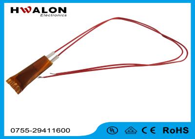China 60 X 21Mm Size 12V Auto Constant Temperature Ceramic PTC Heating Element with Overheat Protection for Machinery and Food Industry for sale