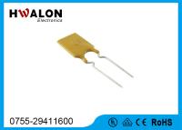 China 16V 8.9mm 40A Thermal Fuse Resettable PPTC in Yellow , Rectangular Shape for sale