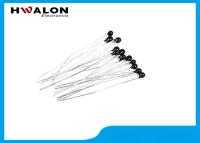 China Epoxy Coated NTC Thermistor 10K 50K 100K 3950 3435 1% Precision Temperature Sensor Resistor for Electronics HVAC Home Appliance for sale