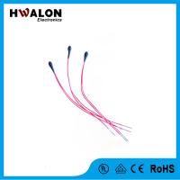 China High Stability 10K Ohm 3950B 1% Tolerance Epoxy Encapsulated NTC Thermistor Temperature Sensor, -40~125℃ Wide Temperature Range With 2M PVC Insulated Wire for sale