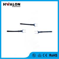 China High Precision 100K 3950B 1% Tolerance NTC Temperature Sensor Probe, 3*15mm Metal Shell, Flexible Silicone Wire For Industrial Equipment Temperature Measurement for sale