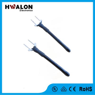 China High Precision 100K 3950B 1% Tolerance NTC Temperature Sensor Probe, 3*15mm Metal Shell, Flexible Silicone Wire For Industrial Equipment Temperature Measurement for sale