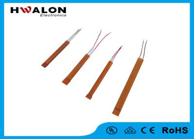 China Wax PTC Heating Element 1 - 5000ohms Ceramic Heating Element With Insulation Film for sale