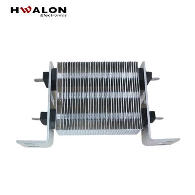 China 2000W 220V PTC Air Heater with Insulated Aluminum Shell and Ceramic Core for Industrial Heating for sale