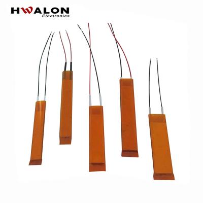China AC220V 75x15x3.5mm With Insulating Film Heating Element Chips PTC Heater for sale