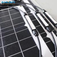 China Sunpower 12v Ultralight ETFE Solar Flexible Panels For Camper Trailer Boat Fishing for sale