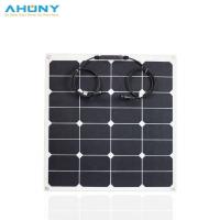 China ETFE Flexible 12V 60w Cell Solar Panel For Solar Camping Rv Marine Boat for sale