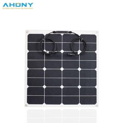 China ETFE Flexible 12V 60w Cell Solar Panel For Solar Camping Rv Marine Boat for sale