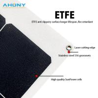 China Custom 160w Flexible Thin Film Solar Panels Bendable For Camping Rv Marine for sale
