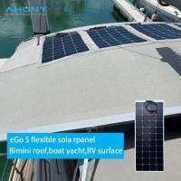 China Custom 160w Flexible Thin Film Solar Panels Bendable For Camping Rv Marine for sale