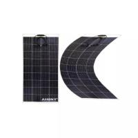 China 150w 160w Bendable Solar Panel Semi Flexible roof shingles off grid solar power system For Rv Camp Portable Generators Vans Fence for sale