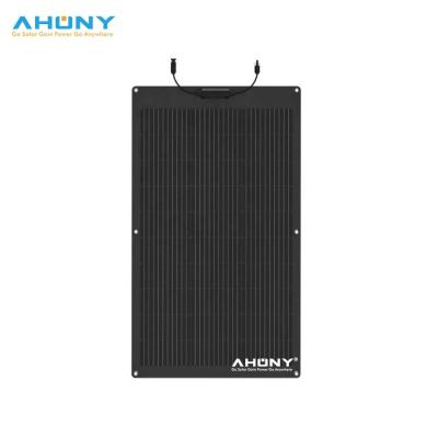 China OEM 10BB Semi Flexible Solar Panel 100w RV Awning Lightweight PV Panels for sale