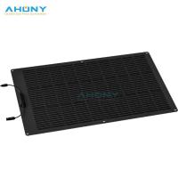 China OEM 10BB Semi Flexible Solar Panel 100w RV Awning Lightweight PV Panels for sale