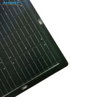 China Ultralight Balcony Bendable Solar Panel Waterproof 100w photovoltaic Semi Flexible Solar Panel laminator enegy system for sale