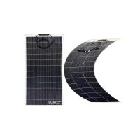 China 100 Watt Mono Solar Panel Solar PV Module Rv Semi Flexible Solar Power System for boat bimini yacht balcony fence awning for sale