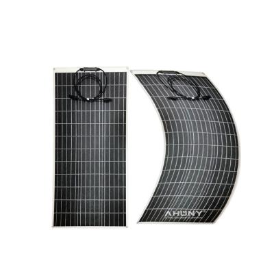 China 100w Flexible Mono Solar Panel RV System Semi Flex Monocrystalline Pv Module for sale