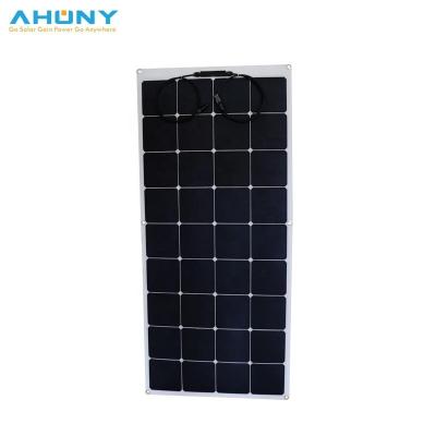 China Customized SunPower Solar Flexible Panels 130w For Rv Marine Motor Boat Yacht for sale
