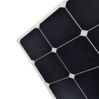 China Customized SunPower Solar Flexible Panels 130w For Rv Marine Motor Boat Yacht for sale