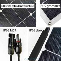 China 22w Sun Power Flexible Solar Panel Back Contact Solar Cell For RV Vehicles Motor for sale