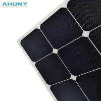 China 160w Sunpower IBC Solar Cells Flexible Solar Flexible Panels Solar 150w PV module For Electric Bike Boat for sale