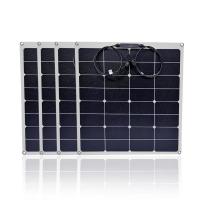 China Mono 50w Semi Flexible Solar Panel High Efficiency For Camping Rv for sale