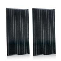 China Mono Photovoltaic Glass Solar Panel 150w 160w 180w 12v 18v 24v monocrystalline Solar Panel pv A efficiency solar cell for sale