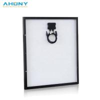 China 20w Rigid Solar Panel Glass Solar Photovoltaic Module For DC 12V Battery Charging for sale
