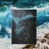 China 135w Waterproof Marine Solar Panel Kit Lightweight Semi Flexible IBC Solar Panels tough solar panel for van roof car modification for sale