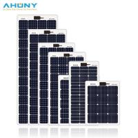 China Sunpower Black Contact Walkable Solar Panel 120 Watt Semi Flexible For RV Marine Boat for sale