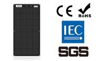 China Marine 115w Black Walkable Solar Panel Anti Skid For Cold Chain Car Refrigerator for sale