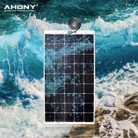 China Waterproof Rigid Marine Solar Panels ETFE Surface 160 Watt RV Solar Panel for sale