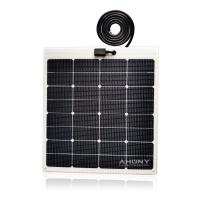 China Anti Slippery Semi Rigid Solar Panels Rough ETFE 60w Monocrystalline Solar Panel for sale