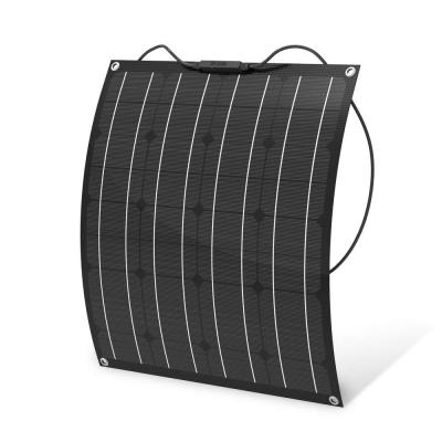 China ETFE 100W 200W 18V Semi Flexible Monocrystalline Solar Panel For Camping RV for sale