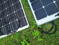 China ETFE 100W 200W 18V Semi Flexible Monocrystalline Solar Panel For Camping RV for sale