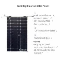 China Walkable 240w Semi Rigid Solar Panels Kit For Catamaran Roof Boat Marine RV Camping for sale