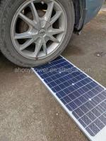 China Black Semi Rigid Solar Panels Anti Skid Walkable 100 Watt Marine Solar Panel for sale