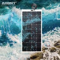 China ETFE Marine Semi Rigid Solar Panels 135w Bifacial Solar Module For Solar Home System for sale