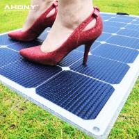 China 240w Walkable Semi Rigid Solar Panels Semi Flexible PV Solar Module For Sailboat for sale