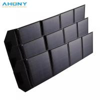 China ETFE 100 Watt Foldable Solar Panel Kit lightweight Portable Solar Charger For Camping for sale