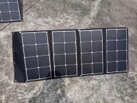 China Monocrystalline Folding Solar Kit 50w 100w Fold Up Solar Blanket For Motorhome RV for sale