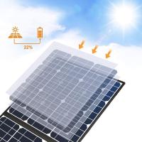 China 12v Pv Portable Folding Solar Panel Blanket For Campers Phone Digital Camera Tablet for sale