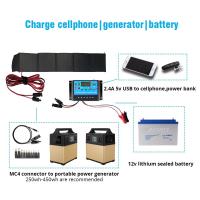 China Folding Solar Charging Bag portable solar panel power supply efficiency cell solar module for home generator battery out for sale