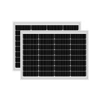 China 80w PV Glass Solar Panel Off Grid Monocrystalline Photovoltaic Solar Panel For Marine for sale