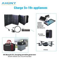China 100w Dual Usb Folding Solar Blanket 12V Foldable Solar Power Charger For Generator for sale
