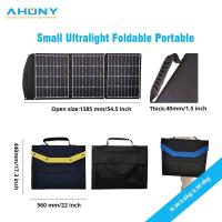 China Sunpower 120W Folding Solar Panel Kit Charger Cloth Bag For Camper 4WD Tourers RV for sale