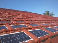 China 18w solar tile Solar Power Roof Tiles shingle pv solar module factory Customized For home pv solar system Luxury Villa for sale